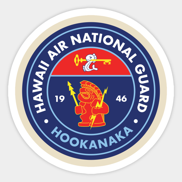 Hawaii Air National Guard - Hawaii Air National Guard - Sticker | TeePublic